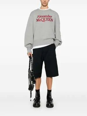 Alexander McQueen Embroidered Logo Sweatshirt