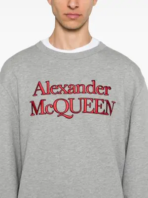 Alexander McQueen Embroidered Logo Sweatshirt