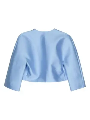 Dice Kayek Satin Cropped Jacket