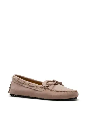 Car Shoe Suede Driving Loafers - Neutrals
