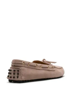 Car Shoe Suede Driving Loafers - Neutrals