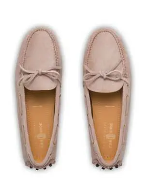 Car Shoe Suede Driving Loafers - Neutrals