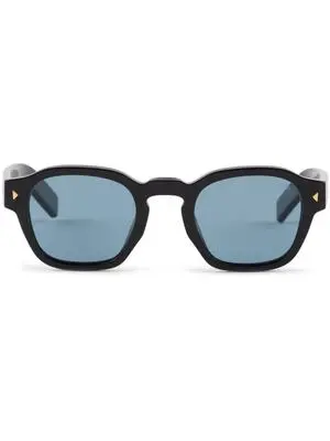 Prada Logo-plaque Sunglasses - Black