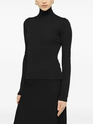 JIL SANDER High-neck Jumper - Black