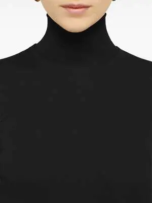 JIL SANDER High-neck Jumper - Black