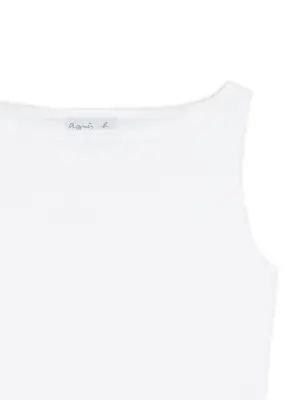 AGNES B. Boat-neck Tank Top