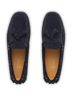 Car Shoe Tassel-detail Suede Boat Shoes