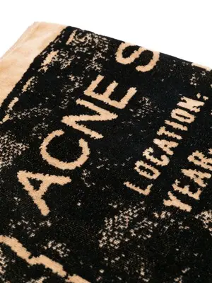 Acne Studios Logo-jacquard Beach Towel