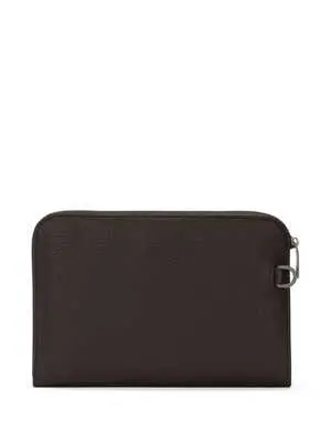 Dolce & Gabbana Logo-embossed Clutch - Brown