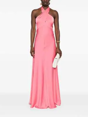 D.exterior Halterneck Maxi Dress