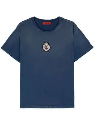 424 College Cotton T-shirt - Blue