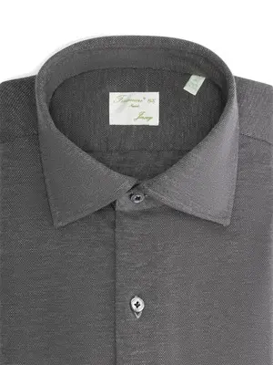 FINAMORE 1925 Long-sleeved Cotton-blend Shirt