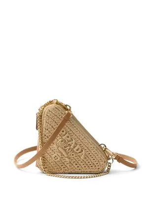 Prada Woven Fabric Mini Pouch