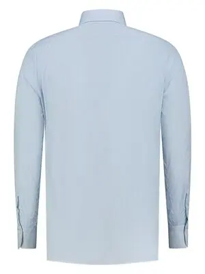 FINAMORE 1925 Striped Cotton Shirt - Blue