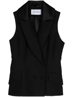 Dice Kayek Peplum Double-breasted Vest