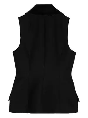 Dice Kayek Peplum Double-breasted Vest