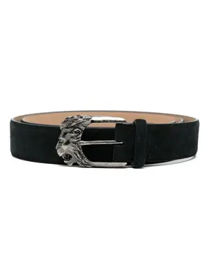 TOD'S Lion-buckle Leather Belt