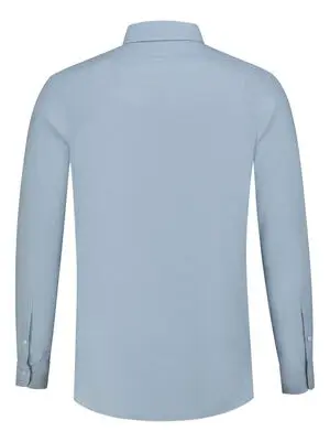 FINAMORE 1925 Long-sleeved Cotton-blend Shirt