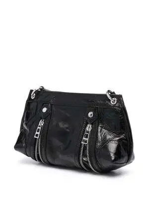 Zadig&Voltaire Sunny Mood7 Leather Cross Body Bag - Black