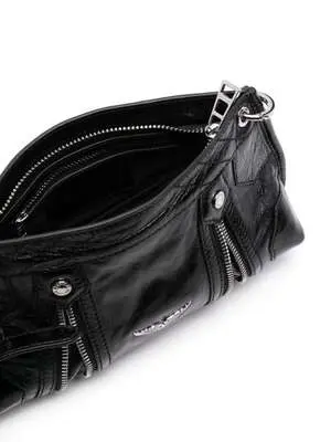 Zadig&Voltaire Sunny Mood7 Leather Cross Body Bag - Black