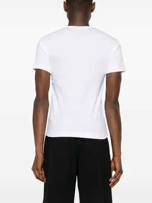 Play Comme Des Garcon Heart-print Cotton T-shirt - White