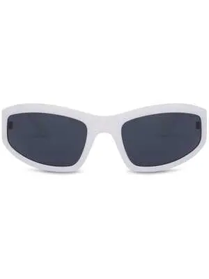Moschino Biker-style Sunglasses - White