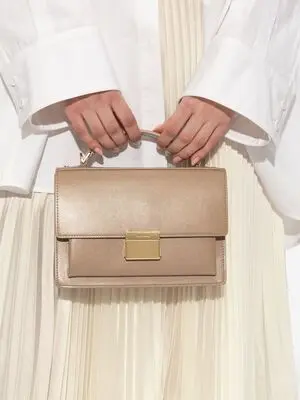 GOLDEN GOOSE Venezia Leather Tote Bag - Neutrals