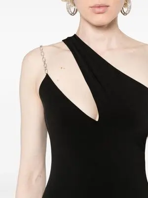 NISSA Asymmetric Design One-shoulder Dress