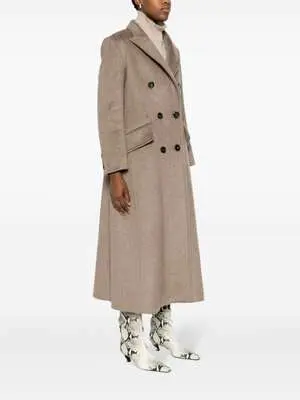 Max Mara Double-breasted Cashmere Blend Coat