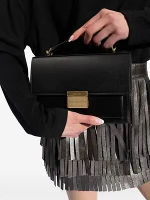 GOLDEN GOOSE Venezia Leather Tote - Black