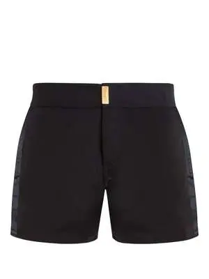 Vilebrequin Logo-patch Swim Shorts - Black