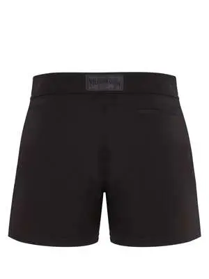 Vilebrequin Logo-patch Swim Shorts - Black