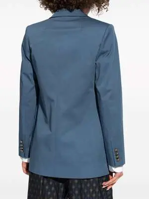 Etro Single-breasted Cotton Blazer - Blue
