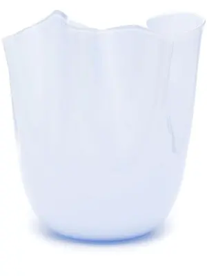 VENINI Fazzoletto Murano-glass Vase - Blue