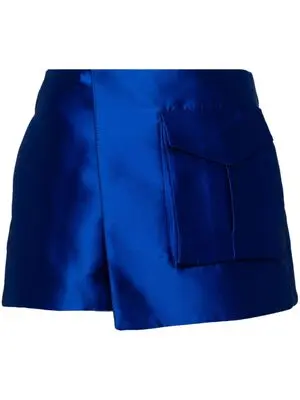 ISABEL SANCHIS Flap-pockets Wrap Shorts