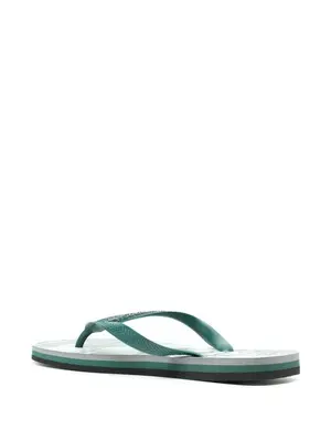 Maison Kitsuné X Havaianas Flip Flops - Green