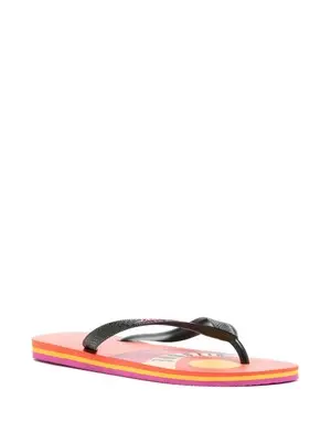 Maison Kitsuné X Havaianas Wave Flip Flops - Red