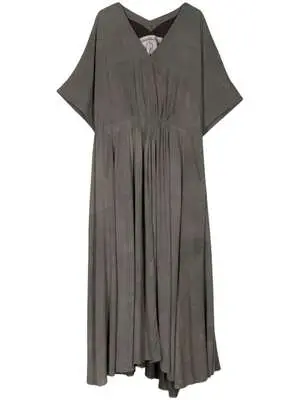 ZIGGY CHEN Draped Stretch-silk Max Dress