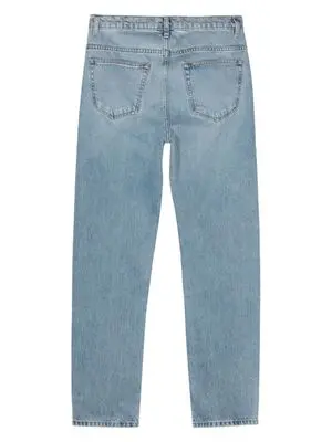 FRAME The Straight Stonewashed Jeans