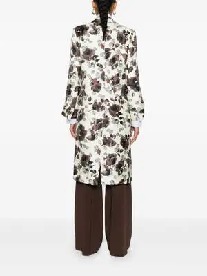 Alberto Biani Floral-print Coat