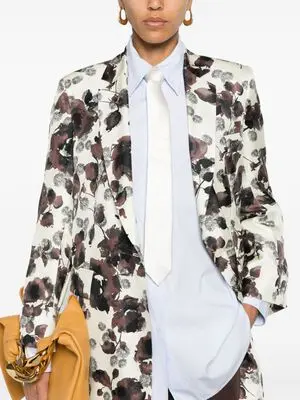 Alberto Biani Floral-print Coat