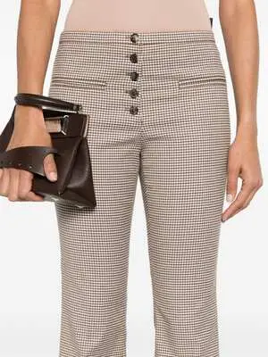 COURREGES Tailored Checked Trousers