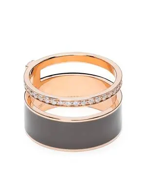 REPOSSI 18kt Rose Gold Berbere Diamond Ring