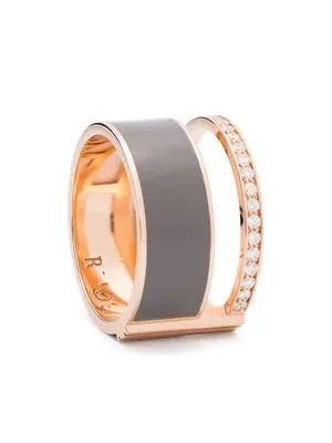 REPOSSI 18kt Rose Gold Berbere Diamond Ring