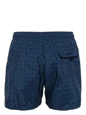 Canali Houndstooth Swim Shorts