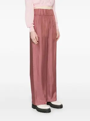 Aspesi Straight-leg Satin Trousers - Pink