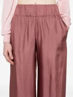 Aspesi Straight-leg Satin Trousers - Pink