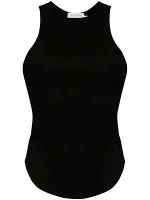 Zimmermann Sleeveless Cotton Tank Top - Black
