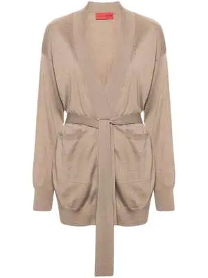 Wild Cashmere Frill Cardigans For Women