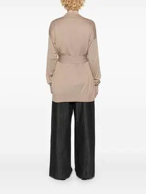 WILD CASHMERE Scarlet Belted Cardigan